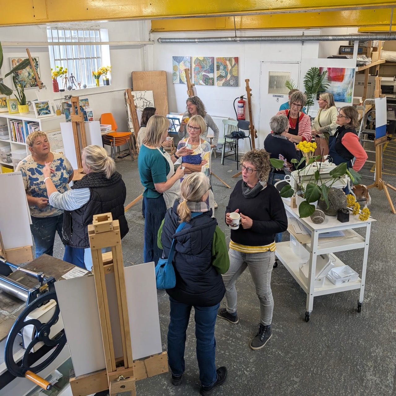 Artful Members visit to 'Jo Morley's Studio - Artful Collective